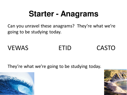 Waves and Tides Coasts lesson for KS3 Geographers | Teaching Resources