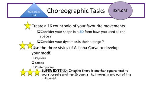 A Linha Curva Dance GCSE (9-1) AQA New Specification | Teaching Resources