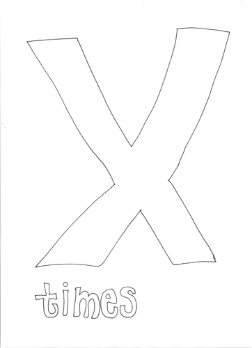 Times: Mathematical Symbols Colouring Page | Teaching Resources
