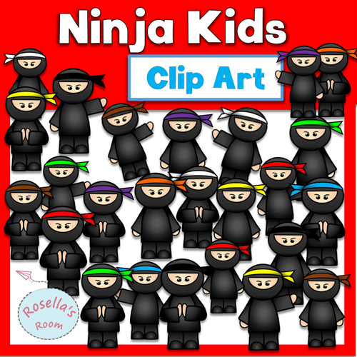 Ninja Kids Clip Art | Teaching Resources