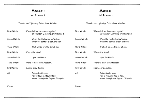 Mood in Macbeth KS3 | Teaching Resources