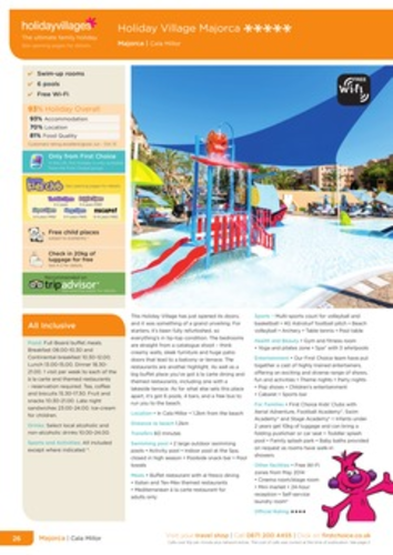 Travel writing - features of a brochure | Teaching Resources