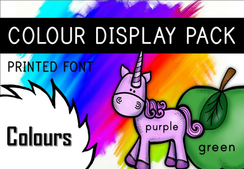 Colours Display | Teaching Resources