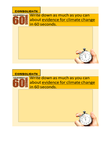 KS3 Global Footprint - L2: A Changing Climate | Teaching Resources