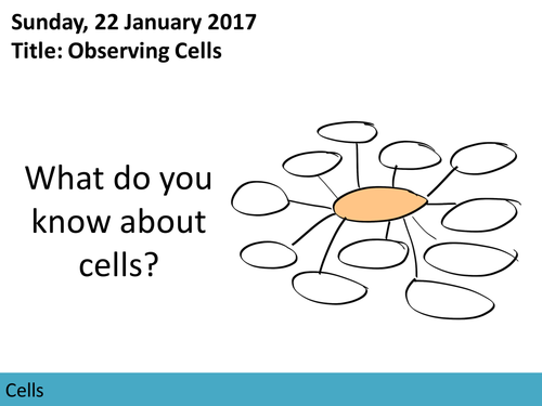Cells Topic | Teaching Resources