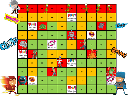 Super Hero Game - Multiplication | Teaching Resources