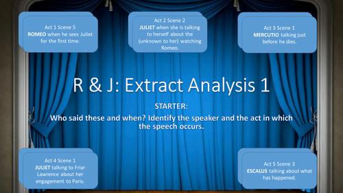 AQA English Literature Shakespeare: Romeo and Juliet | Teaching Resources