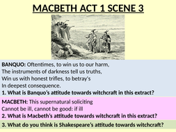 Macbeth Act 1 Scene 3 | Teaching Resources