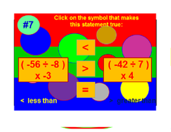 Integers PowerPoint Fun Quiz | Teaching Resources