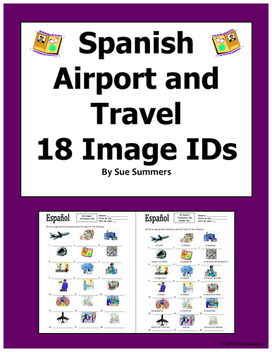Spanish Airport and Travel Bundle of 6 Items | Teaching Resources