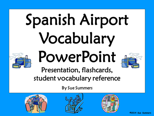 Spanish Airport and Travel Bundle of 6 Items | Teaching Resources