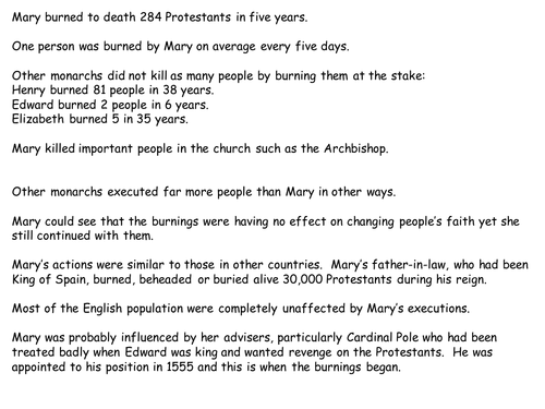 Does Mary I deserve her reputation? | Teaching Resources
