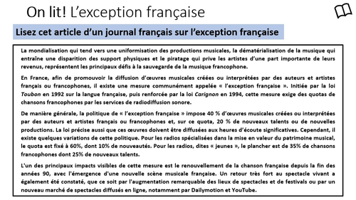 La musique Francophone Contemporaine- Comment sauvegarder la musique-A ...