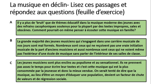La musique Francophone Contemporaine- Comment sauvegarder la musique ...