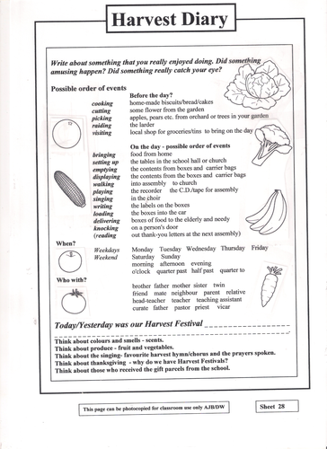 Harvest Festival | Teaching Resources