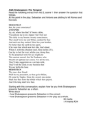 AQA GCSE The Tempest 15 extracts and questions for exam practice. by ...