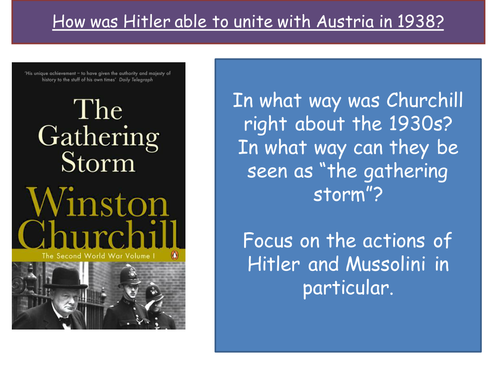 IGCSE Collapse of Peace/ Road to WW2 | Teaching Resources