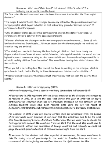 IGCSE Collapse of Peace/ Road to WW2 | Teaching Resources