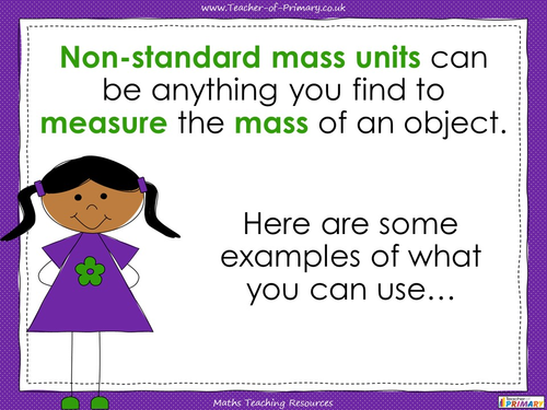Measuring Mass Using Non-Standard Units - Year 1 | Teaching Resources