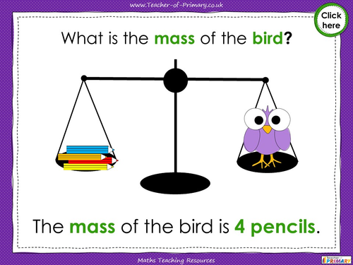 Measuring Mass Using Non-Standard Units - Year 1 | Teaching Resources