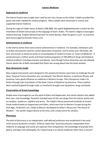 AQA (9-1) GCSE History - Health and the People - Part One | Teaching ...