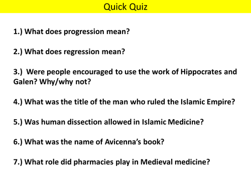 AQA (9-1) GCSE History - Health and the People Part One and Two ...