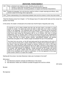 Jekyll & Hyde - Practice Exam Questions with Assessment Objectives ...