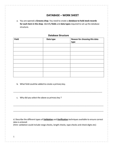 DATABASE | Teaching Resources