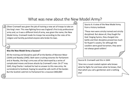 New Model Army | Teaching Resources