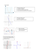 Recognizing different graphs | Teaching Resources