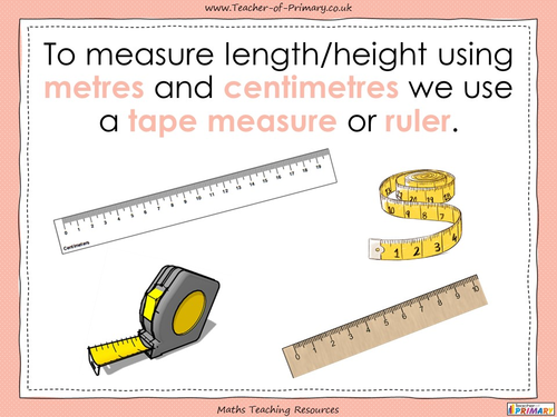 Measuring Length and Height Using Standard Units - Year 1 | Teaching ...