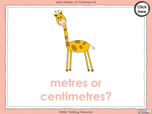 Measuring Length and Height Using Standard Units - Year 1 | Teaching ...