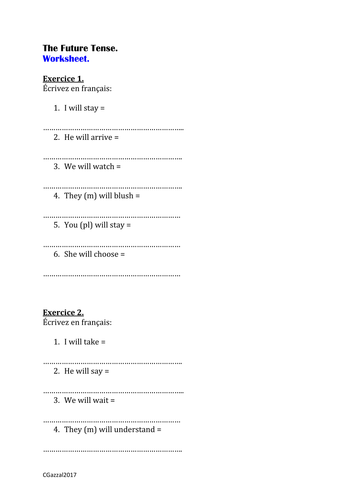 The French Future Tense with Aller and The Simple Future - A Complete ...