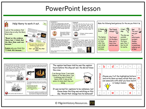 Sinking of the Mary Rose Tudors | Teaching Resources