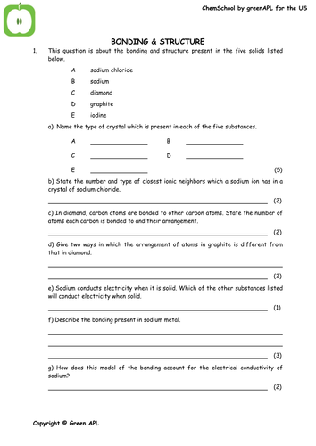 Bonding | Teaching Resources