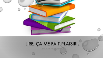 Lire, ça me fait plaisir! allez 2 | Teaching Resources