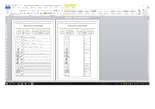 FRENCH - Fruit and vegetables - Les Fruits et les Légumes - Worksheets ...