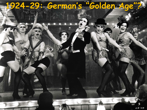 Recover of Weimar Germany - Gustav Stresemann | Teaching Resources
