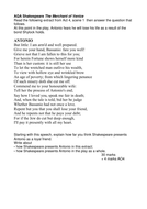 AQA GCSE The Merchant of Venice 15 extracts with questions by Walbere | Teaching Resources