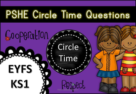Circle Time Questions for Early Years and KS1 (Developing SMSC ...