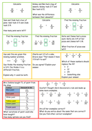 Mastery in maths - Year 5 Adding and subtracting fractions Fluency ...