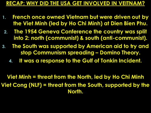 The Vietnam War: American and Viet Cong Guerilla Tactics | Teaching ...