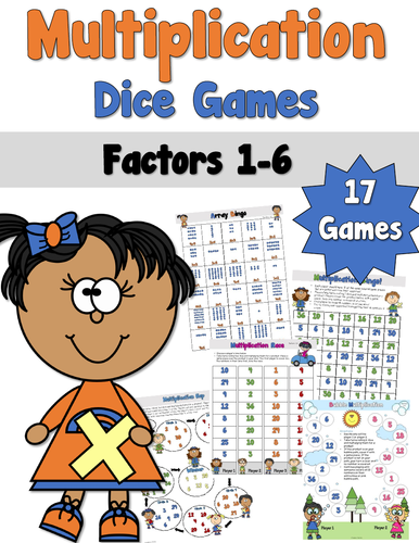 Multiplication Dice Games | Teaching Resources