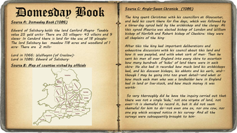 Norman Conquest: How did the Domesday Book give William control? (Lesson 8) | Teaching Resources