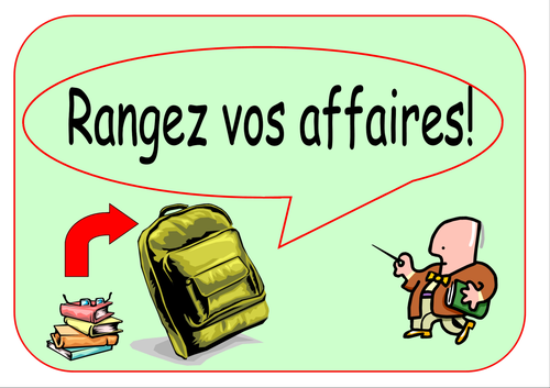 Target Language Classroom Signs: French | Teaching Resources