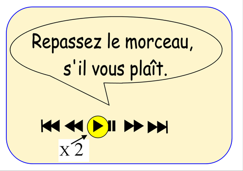 Target Language Classroom Signs: French | Teaching Resources