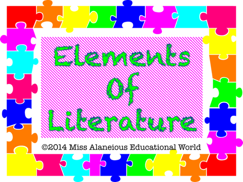 Elements of Literature Mini-Posters for Language Arts! | Teaching Resources