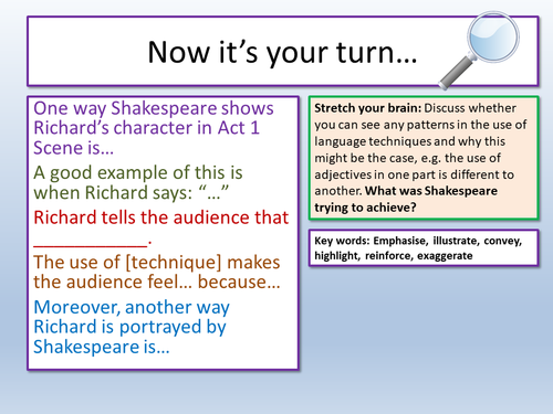 Richard III Act 1 Scene 1 | Teaching Resources