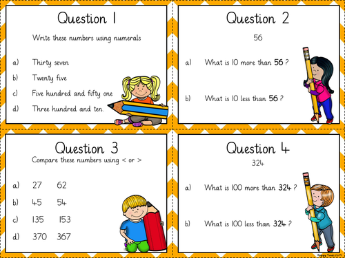 PLACE VALUE Challenges Year 3 | Teaching Resources