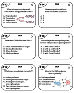 DNA Task Cards | Teaching Resources